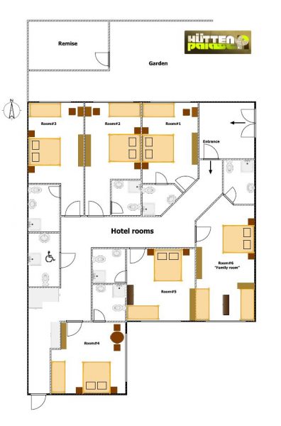 Hüttenpalast | Modal-Location Map Hotel